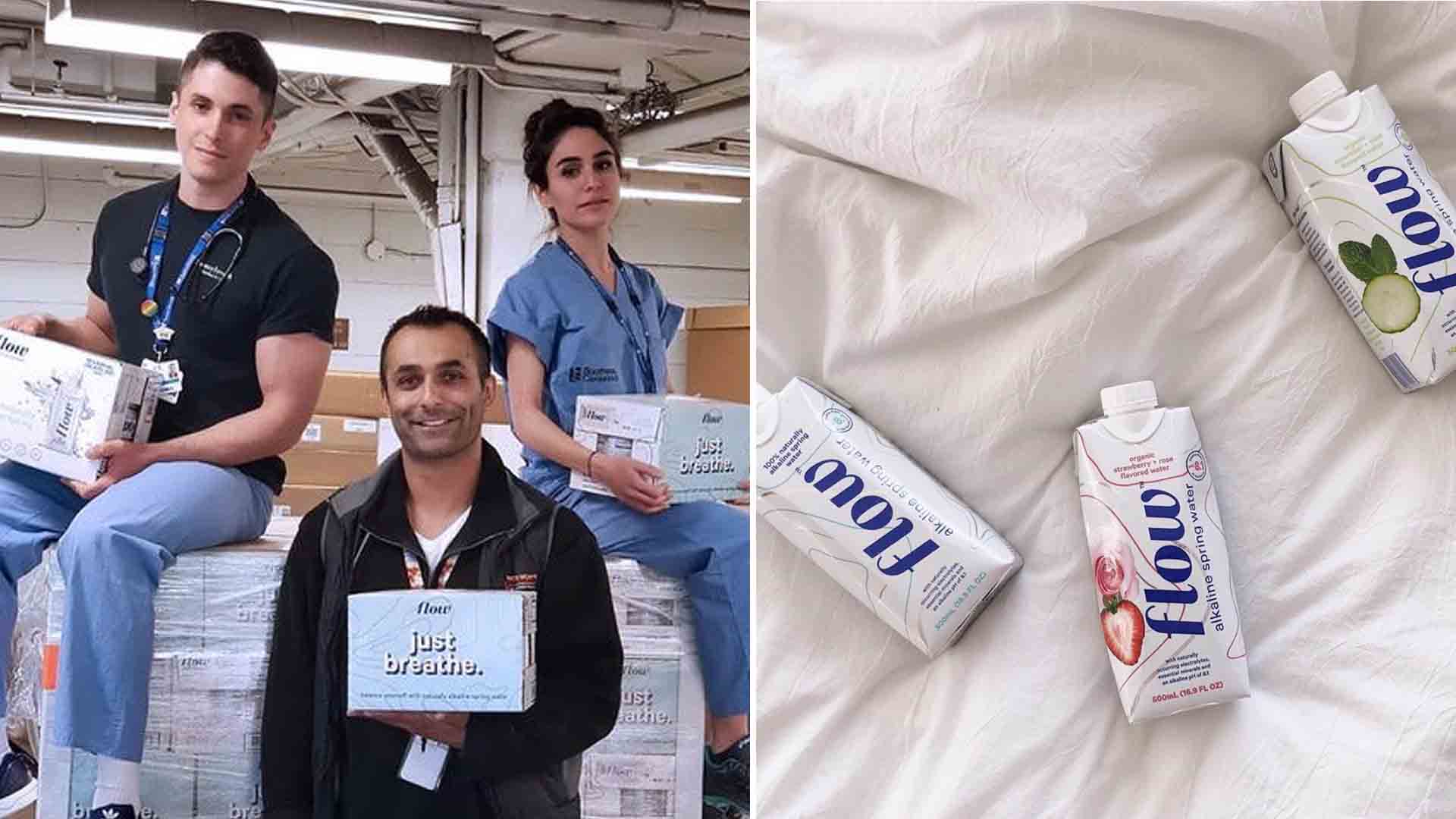 Flow Is Donating $1 Million Worth Of Water To Healthcare Workers