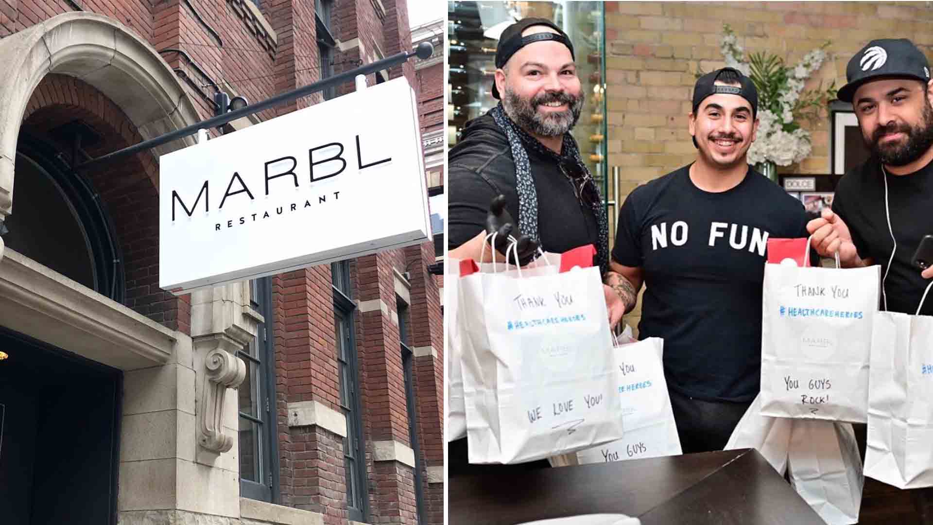Toronto Restaurant MARBL Is Matching Customer Meal Donations
