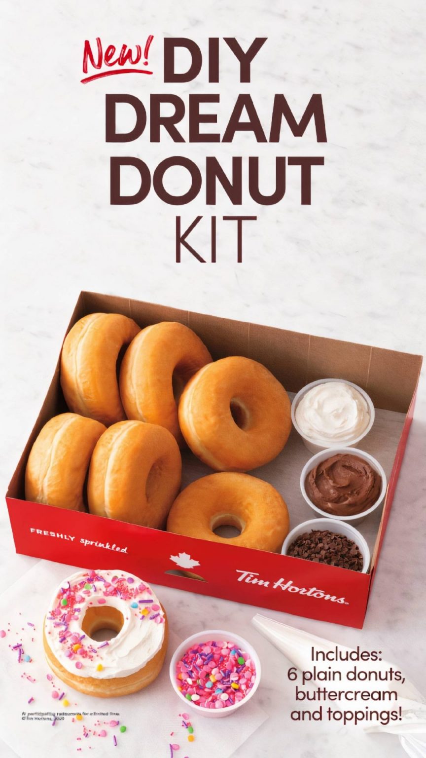 Tim Hortons Is Now Selling DIY Donut Decorating Kits